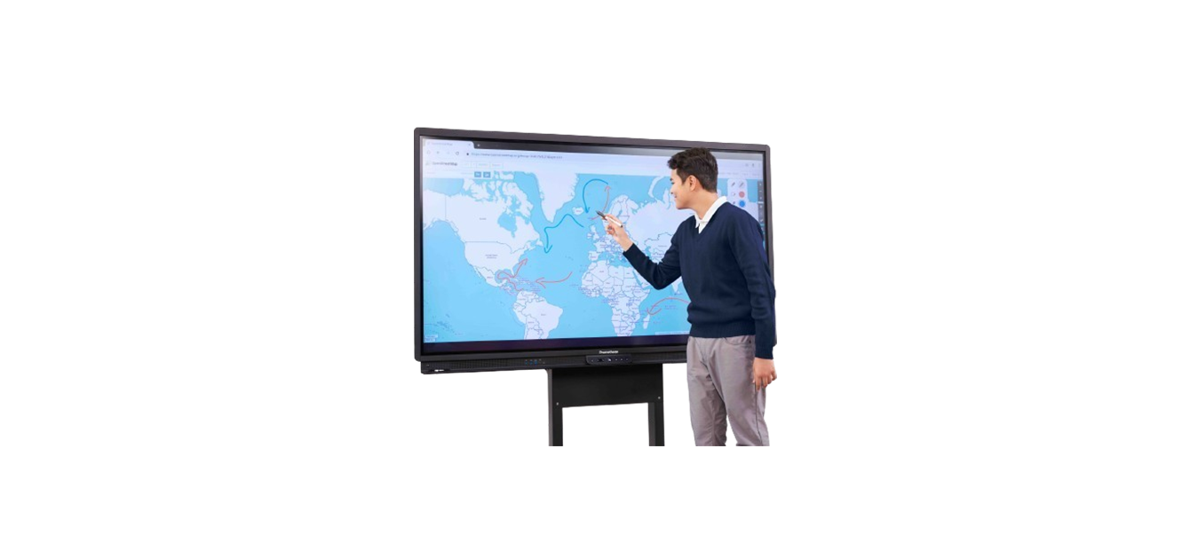 Digitale interaktive Schultafeln für modernen Unterricht